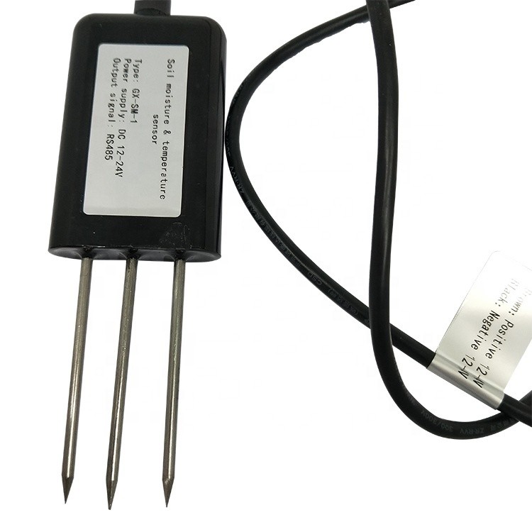 RS485 Modbus SDI12 4-20mA 0-2V Output Soil Moisture Sensor with IP68 Protection Level